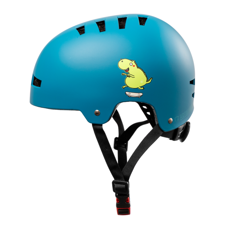 BroTection x Nemo Boards, Safety Helmet, Dinosaure bleu, casque